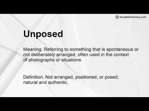 Unposed Meaning