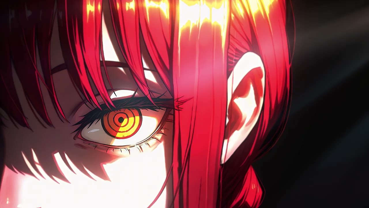 Makima Burning Eyes Live Wallpaper | Chainsaw man