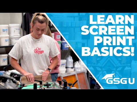 Screen Printing Basics Class | Sign Up Here!