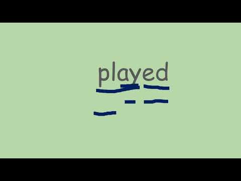 If you add ed to words that end in b, g, ll, m, n, r, v, w, y or z, the ed will make a “d” sound
