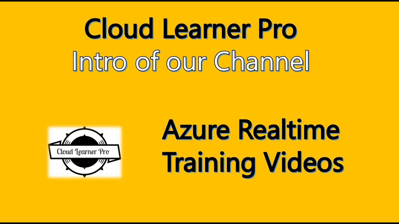 Intro Video | Cloud Learner Pro Channel | #cloudlearnerpro | contact no. 7386298787