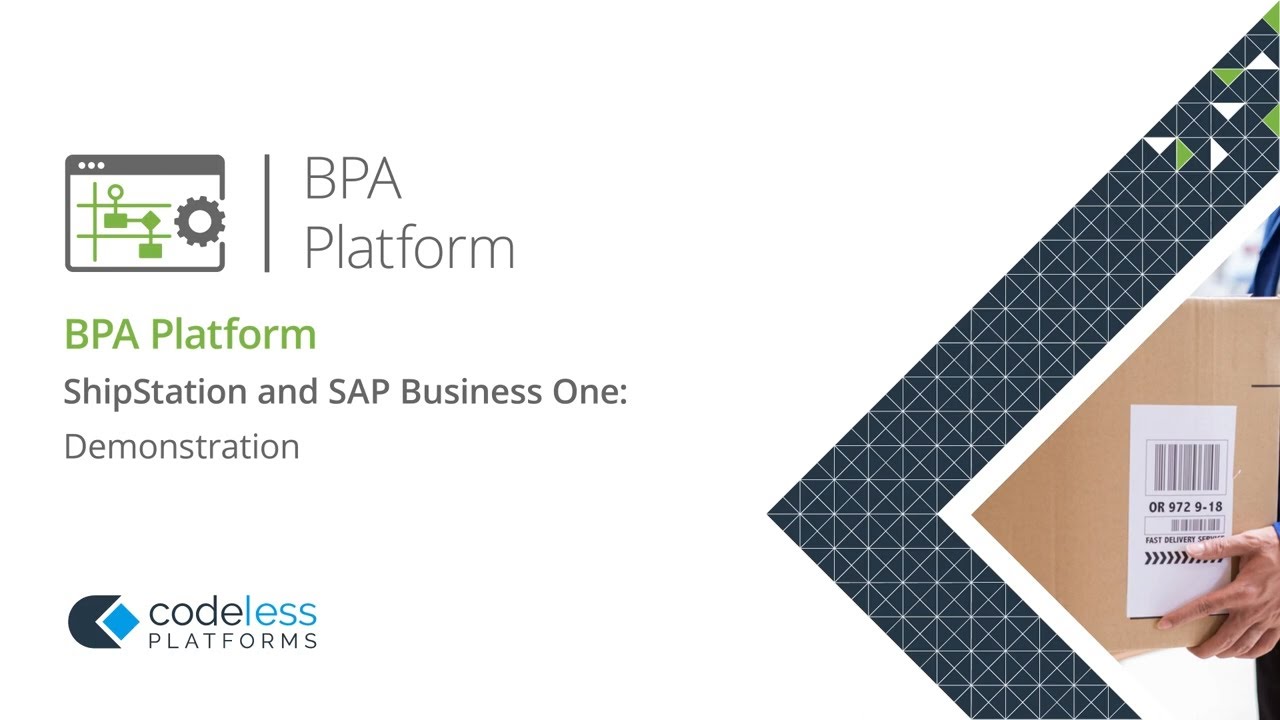 BPA Platform - ShipStation SAP Business One Integration Demonstration