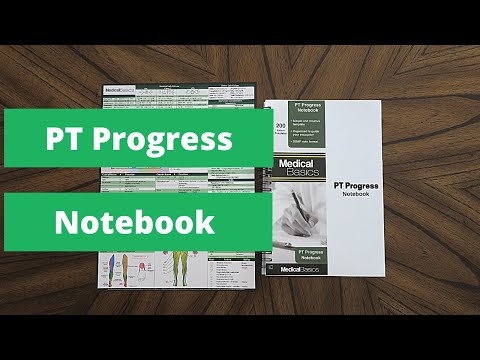 Physical Therapy Template Notebook - Medical Basics Review