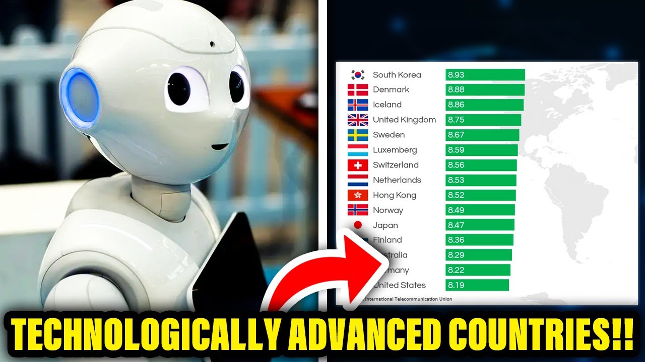 TOP 10 TECHNOLOGICALLY-ADVANCED COUNTRIES! [2022]
