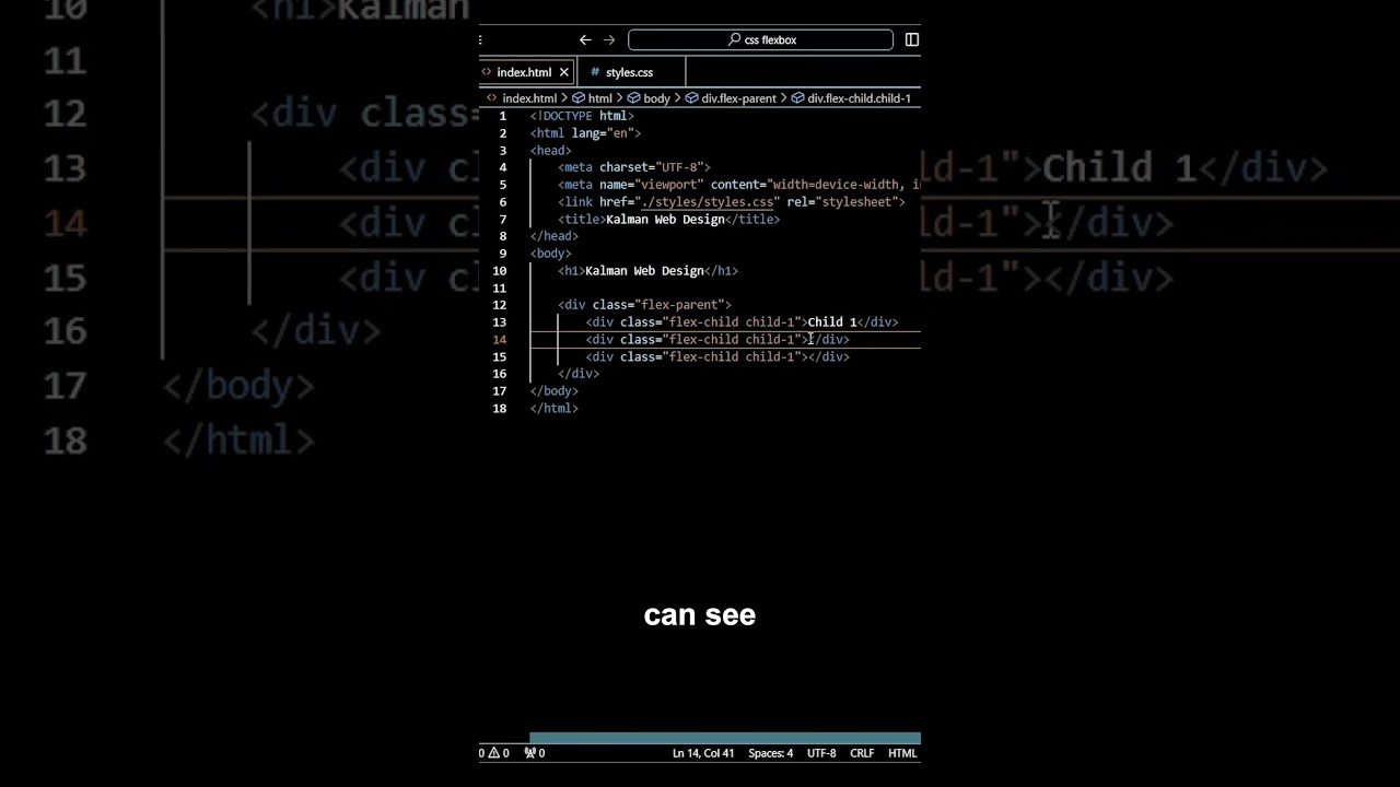 Easy Flexbox Layout with HTML | Master CSS Flex in Seconds!