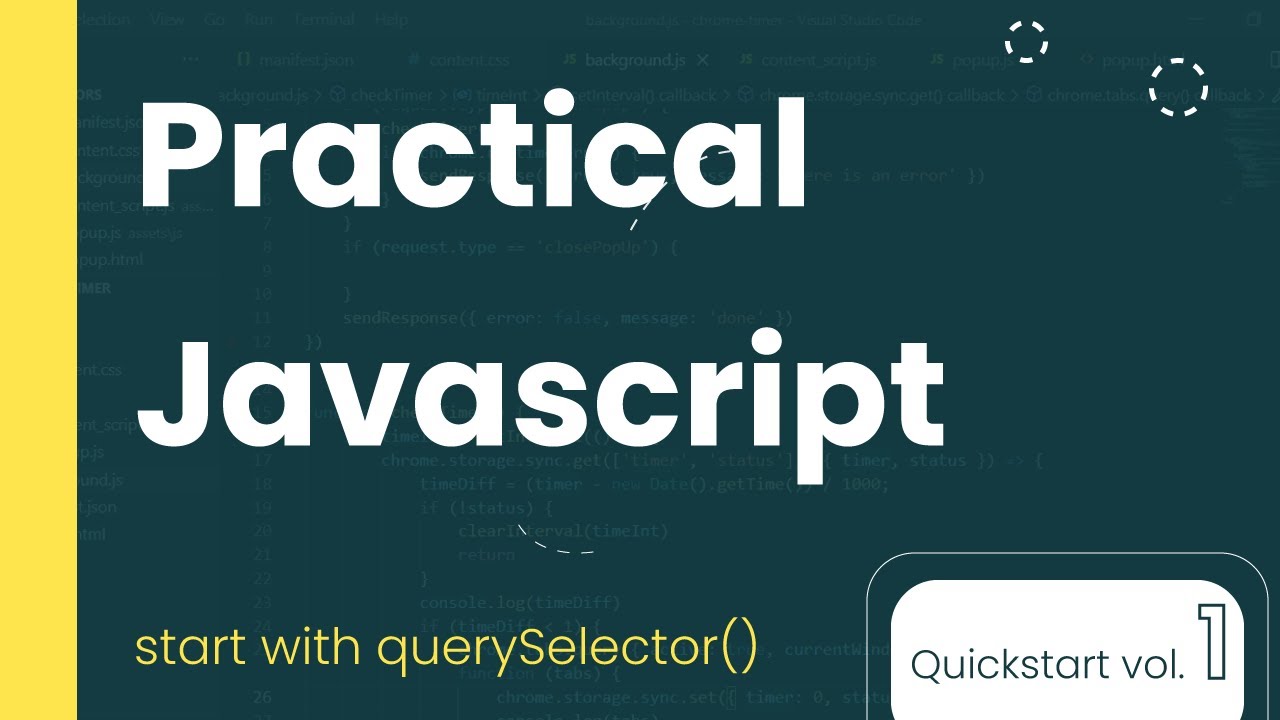 Practical Javascript (v1): How to use querySelector