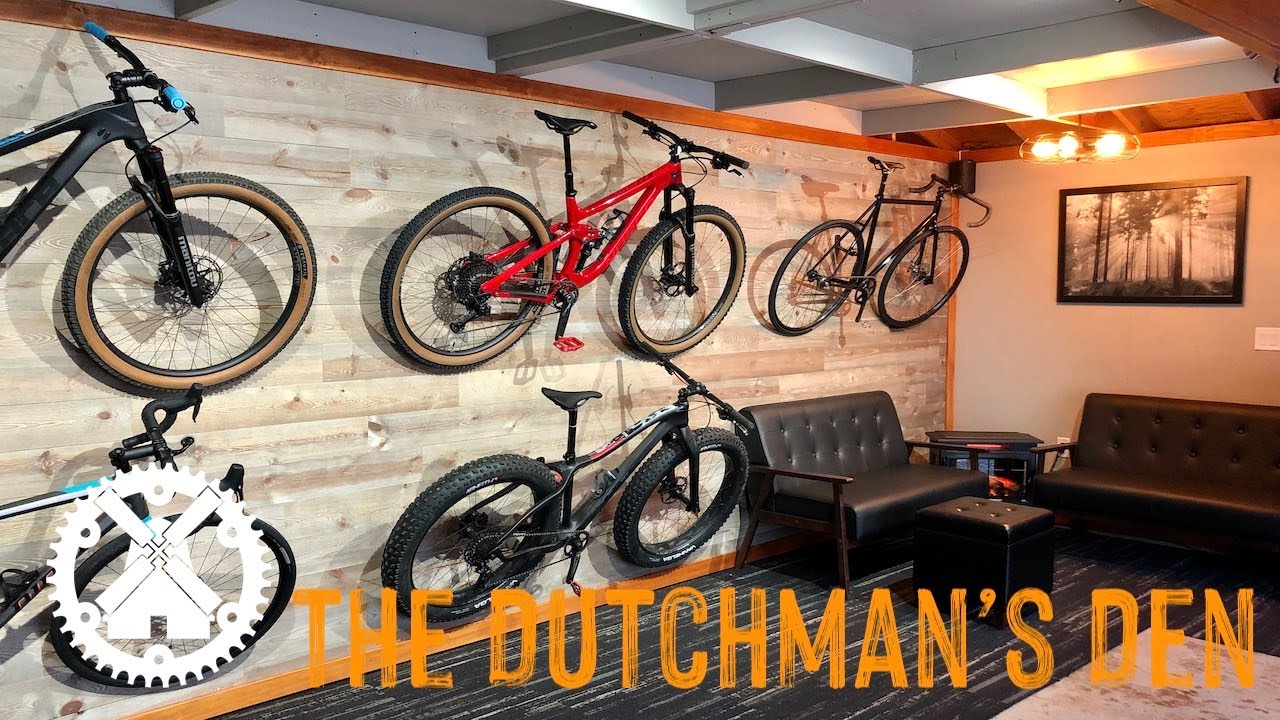 DREAM GARAGE & BIKE SHOP Tour | The Dutchman's Den | A DIY Bike Cave Build!