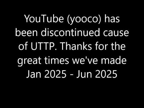 YouTube (Yooco) has been discontinued...