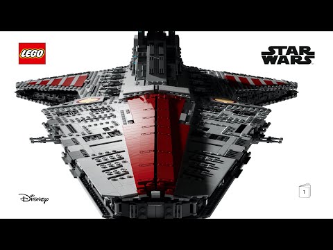 LEGO instructions - Star Wars - 75367 - Venator-class Republic Attack Cruiser (Book 1)