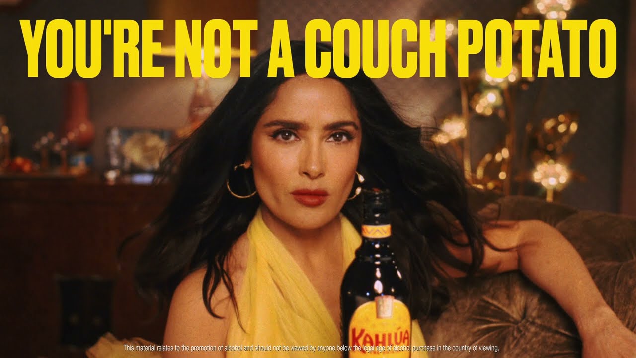 'Couch' starring Salma Hayek for Kahlúa