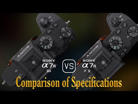 Sony A7R IIIA vs. Sony A7R II: A Comparison of Specifications