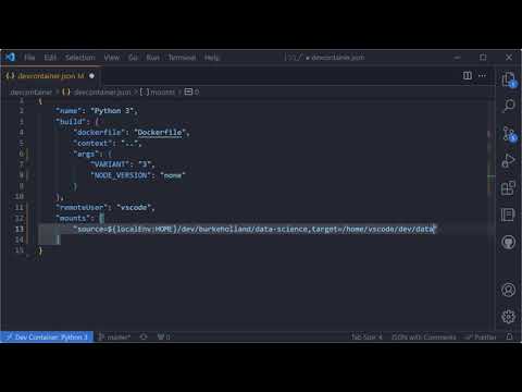How to add a folder from your local file system to a dev container