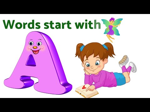 Letter starts with A | Basic simple words -Educational Videos|Kinder Joy (Learn βnβ Fun)