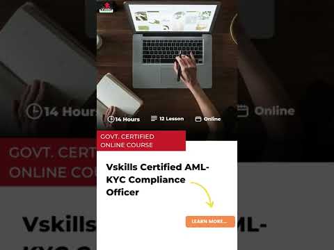 Vskills AML-KYC Certification - Improve your career prospects