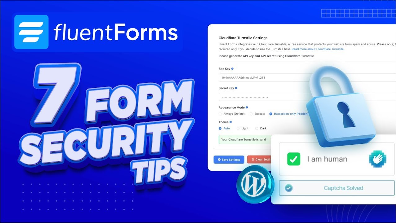 How to Secure Your WordPress Form | Fluent Forms