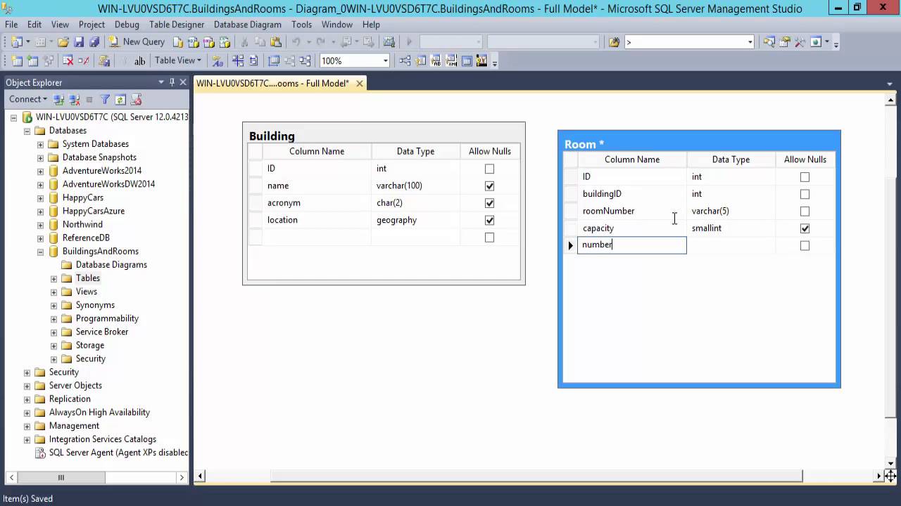 SQL Server Diagramming Intro