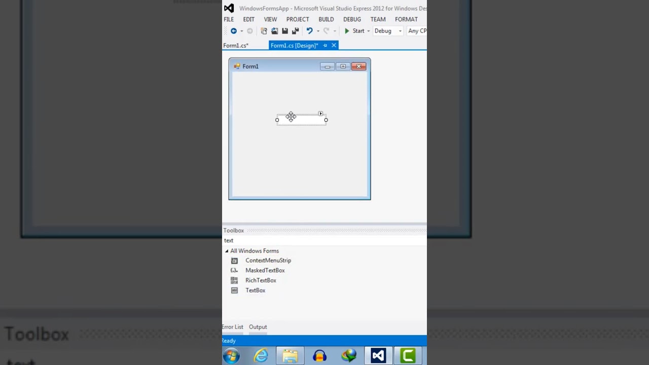 057 - C# TextBox ScrollBars Control