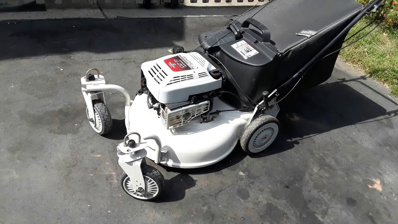 White Outdoor Lawncycler LC 215