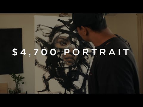 Painting a $4,700 Portrait