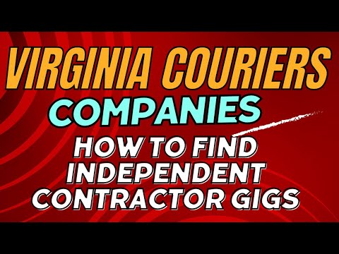 How to Find Independent Contractor Courier Jobs In Virginia