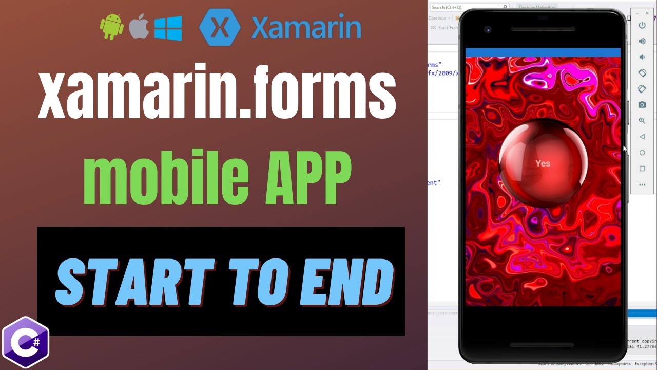 Xamarin Forms Complete Mobile App DecisionMaker (Start to End!)