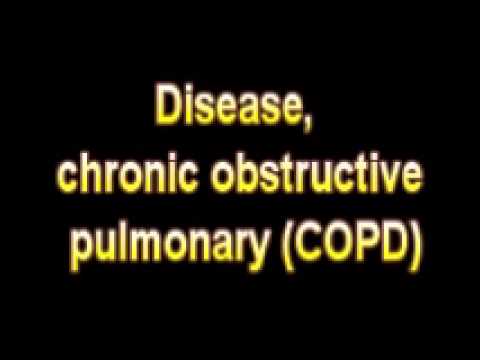 What Is The Definition Of Disease, chronic obstructive pulmonary COPD