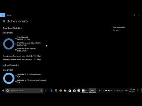 Windows 10 Fall creators update feature highlight Windows update Activity Monitor