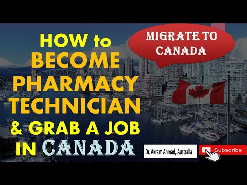 Pharmacy Technician Job and salary in CANADA || Become Pharmacy Technician in CANADA