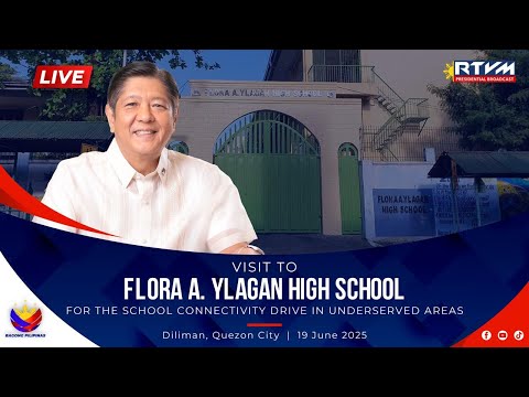 Visit to Flora A. Ylagan High School for the School Connectivity Drive in Underserved Areas