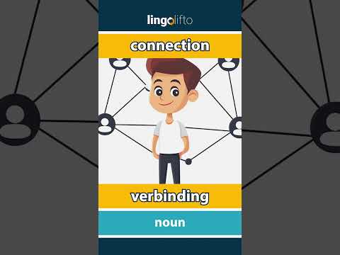 🇬🇧🇳🇱 connection - verbinding : learn English : laten we Engels leren : vocabulary builder
