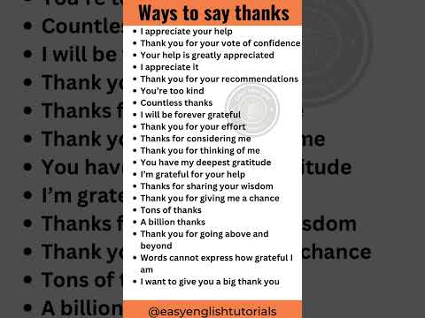 Nice Ways to say thankyou #shorts #english #vocabineer #basicenglishsentences