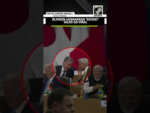 G20 Summit 2024 | US Secretary of State Antony Blinken-EAM Jaishankar's ‘secret talk’ goes viral