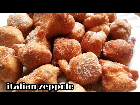 Italian zeppole Recipe | italian fried donuts recipe