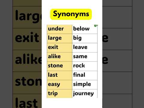 Synonyms