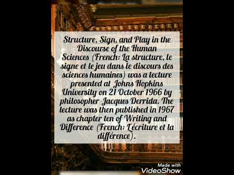 STRUCTURE, SIGN AND PLAY IN THE DISCOURSE OF THE HUMAN SCIENCES