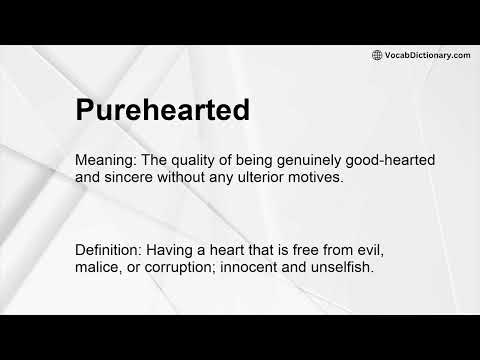 Purehearted Meaning