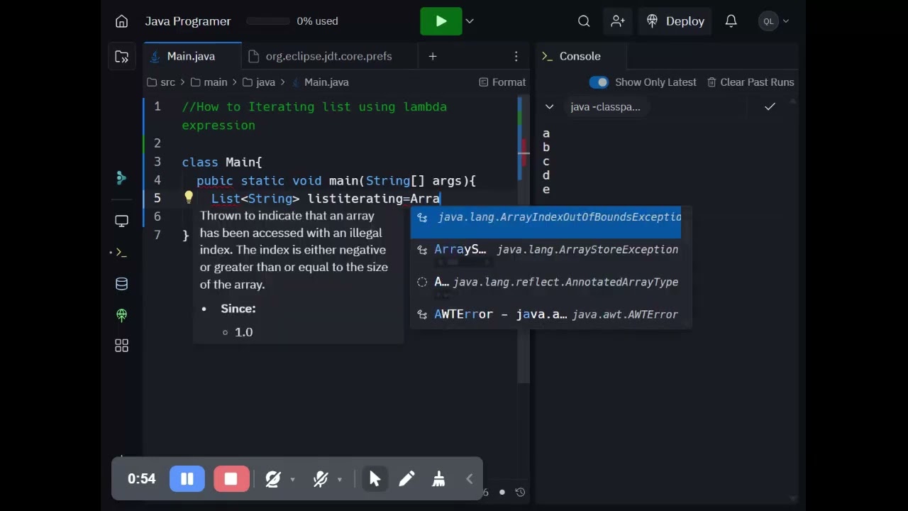 How to Iterate List in Java Using Lambda Expression | Java 8 Stream & forEach Tutorial