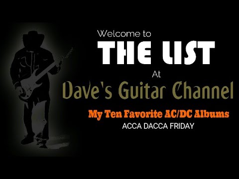 THE LIST - Favorite AC/DC Albums