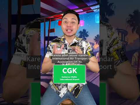 Kenapa bandara Soekarno-Hatta disingkat jadi CGK?! #shorts