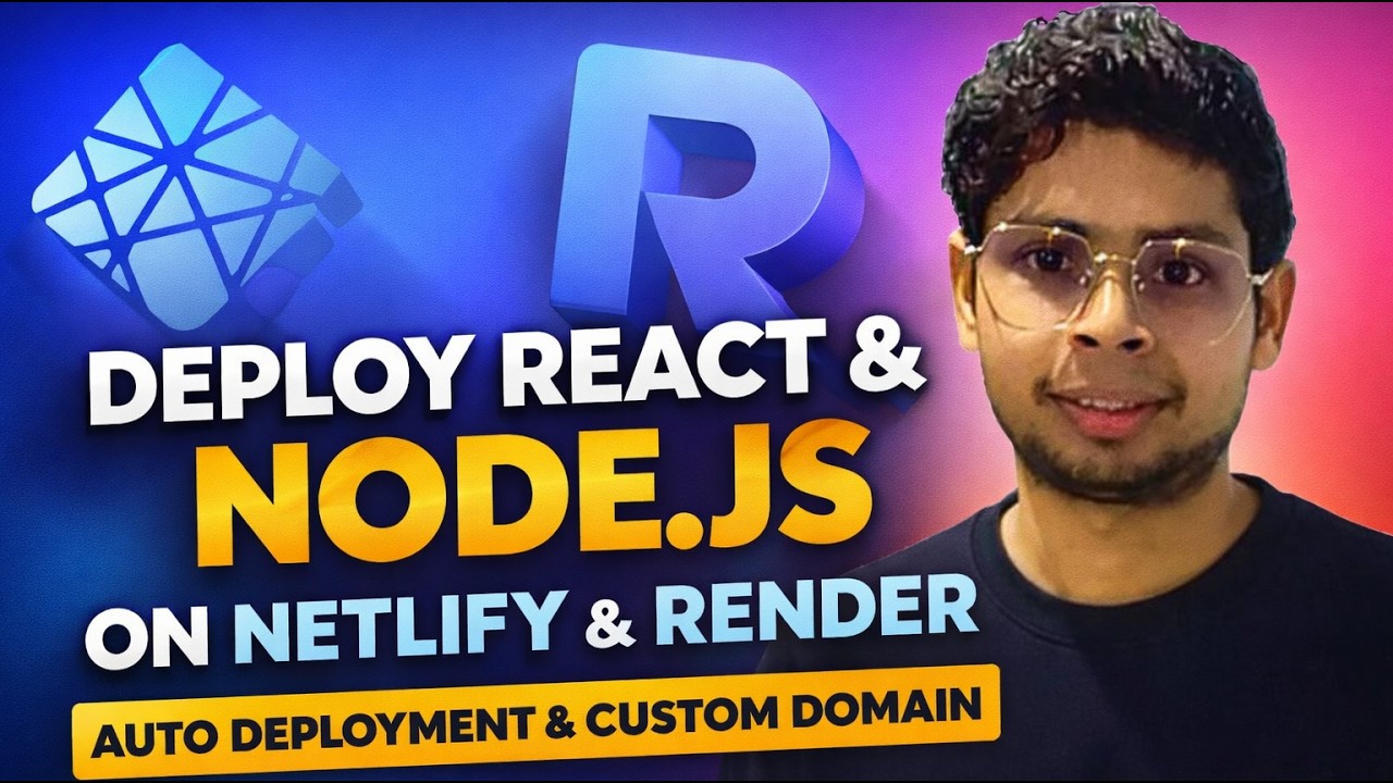 Deploy React & Node.js Website on Netlify & Render (2026 Guide)