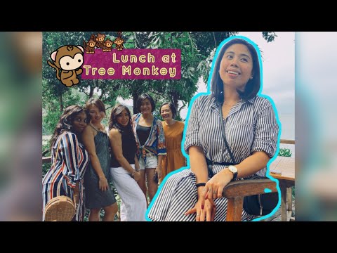 Thai Food at Tree Monkey with nice view + Kwentong Unggoy with my expat loves! #treemonkey #thaifood