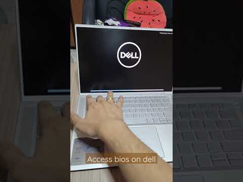 How to access Dell laptop bios setting #shorts #dell