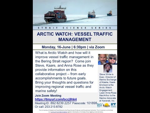 Arctic Vessel Traffic Management - Strait Science, Jun 16 2025
