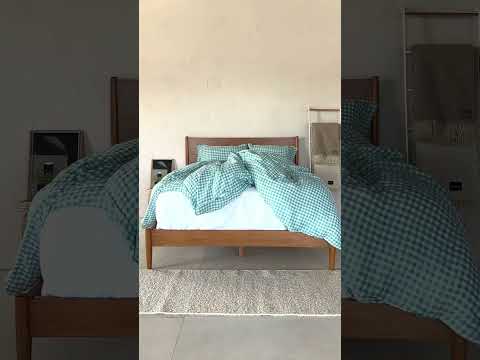 How to style Turquoise Gingham like an interior design pro #linenbedding