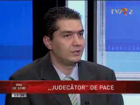 TVR2 – Ora de Ştiri: Judecător de pace | Dragos Iorga