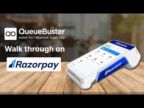 Razorpay POS | QueueBuster software | POS Solution | Payment Machine