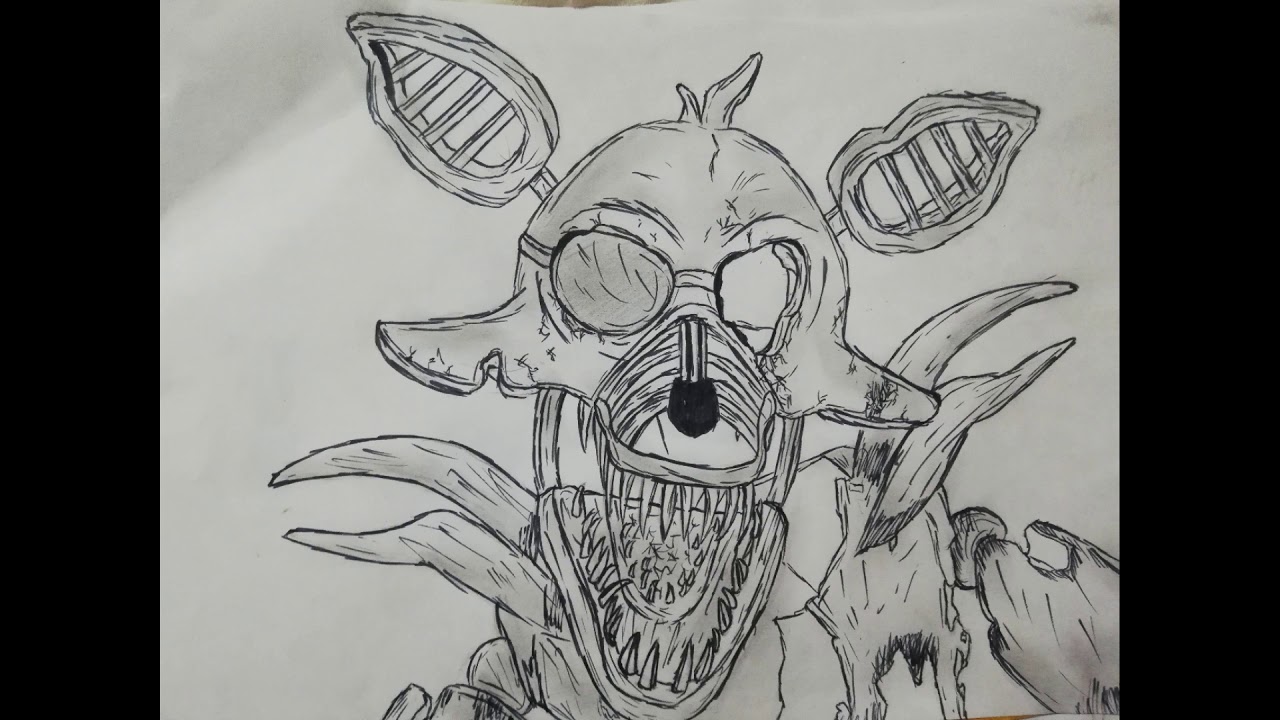 Grim Foxy Drawing