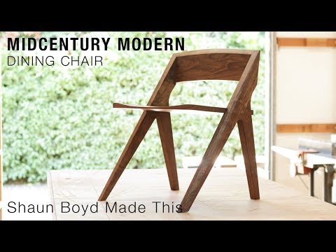 Building a Midcentury Modern Dining Chair - Shaun Boyd Made This