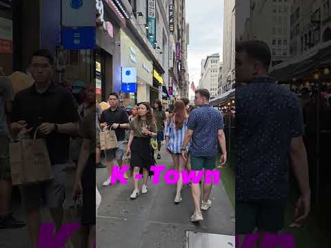 K - Town. Koreatown in Midtown Manhattan, New York