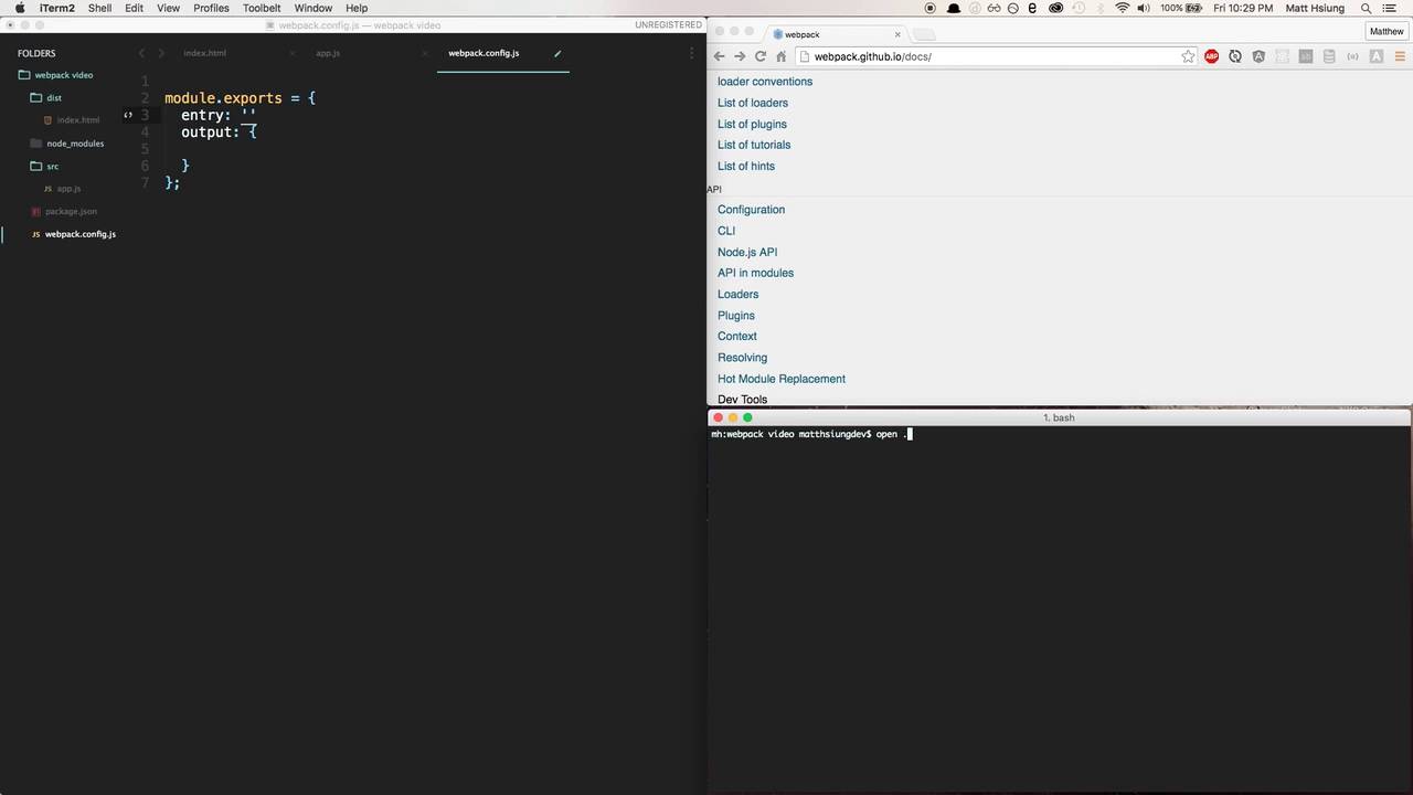 Webpack Config Basics - 2.First Bundle